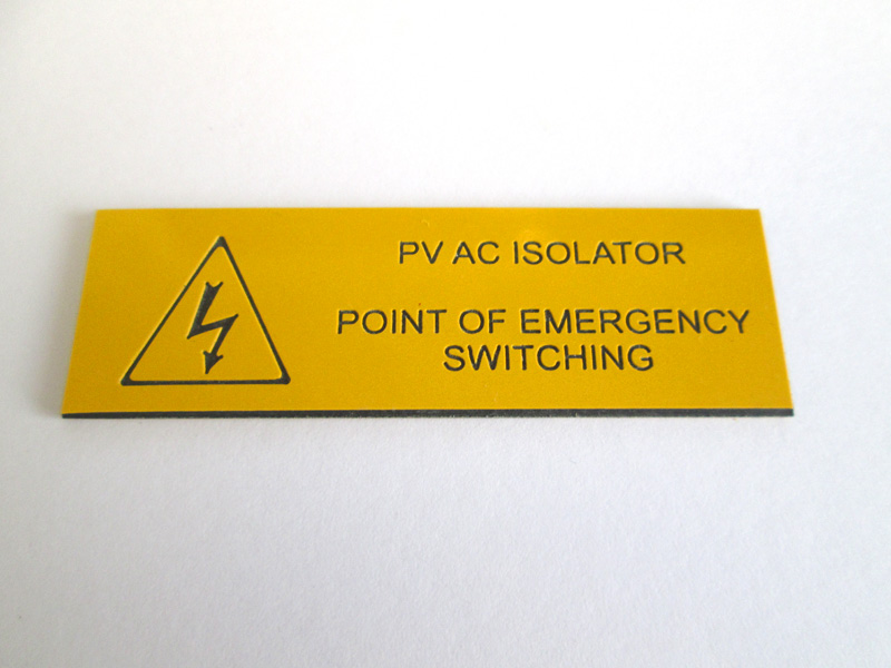 Sharp Engraving - Custom Engraved Labels and Signs